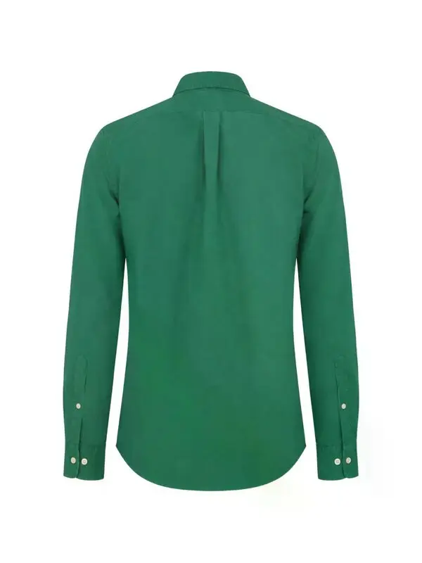 Polo Ralph Lauren Slim-fit Garment-dyed Shirt - Green