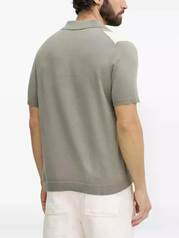 JOOP! Galvo Striped Pointelle-knit Shirt