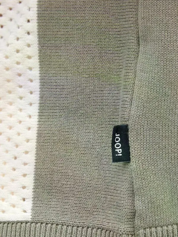JOOP! Galvo Striped Pointelle-knit Shirt