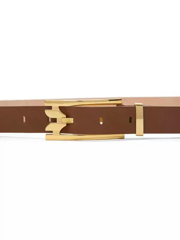 Victoria Beckham Dorian Pin-buckle Belt - Brown