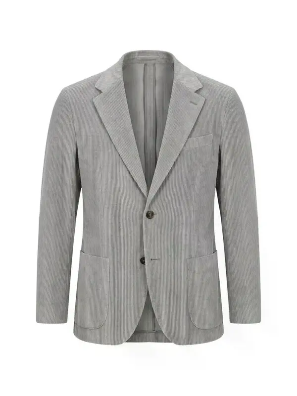LARDINI Roma Corduroy Single-breasted Blazer