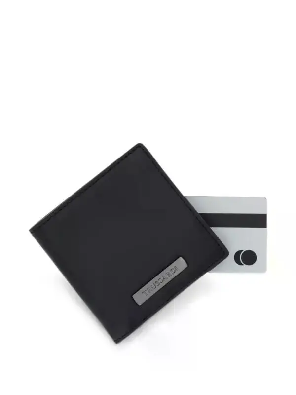 TRUSSARDI Logo-plaque Bi-fold Wallet