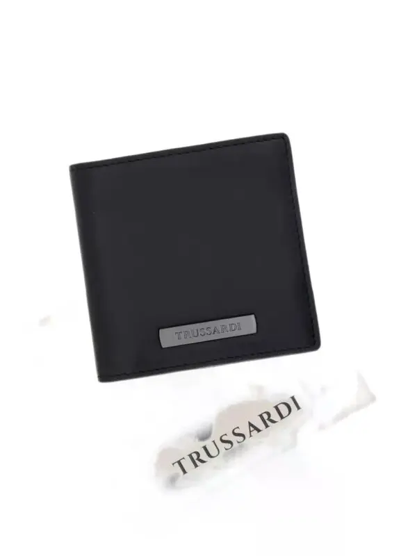TRUSSARDI Logo-plaque Bi-fold Wallet
