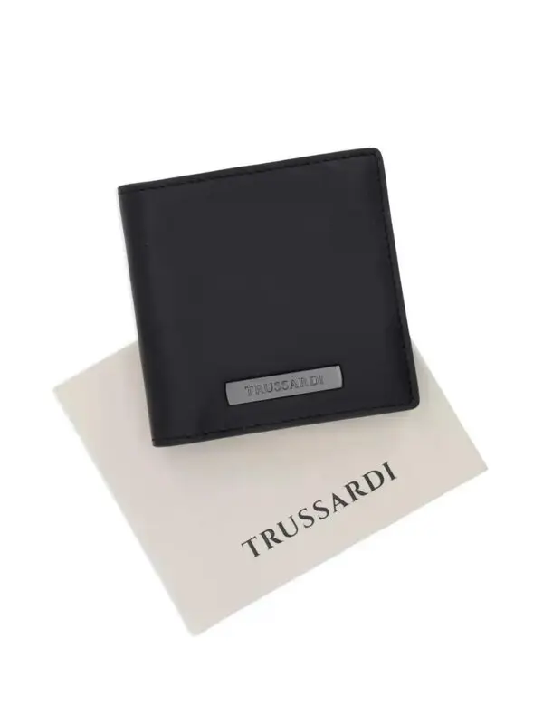 TRUSSARDI Logo-plaque Bi-fold Wallet