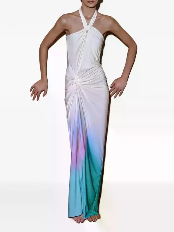 BAOBAB Linus Ombré-effect Halterneck Dress
