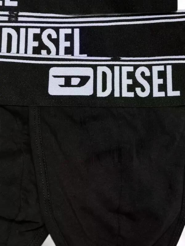 DIESEL® Logo-waistband Briefs