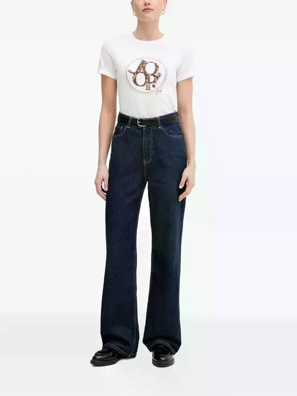 JOOP! Rhinestone Embellished Logo T-shirt - White