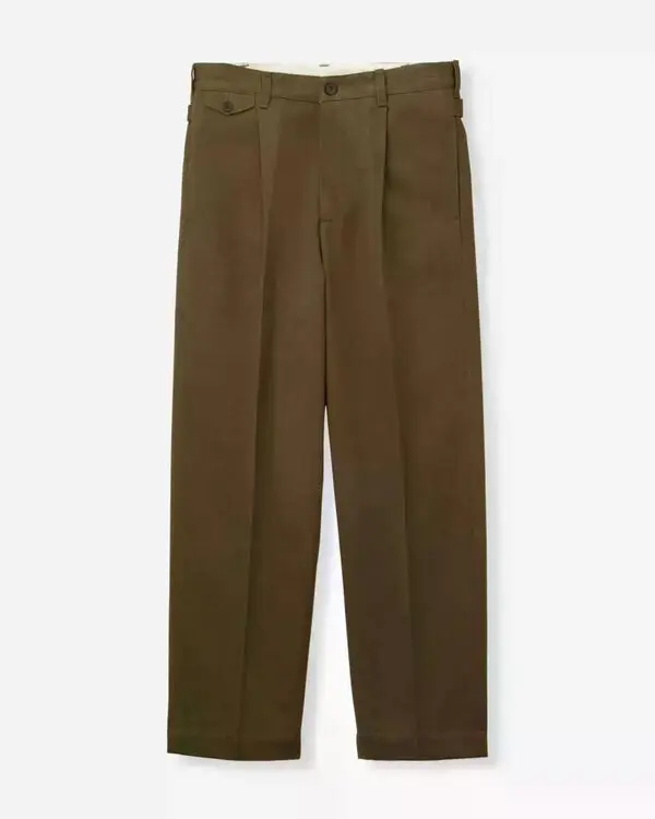 MOMOTARO Westpoint Pleated Trousers - Green