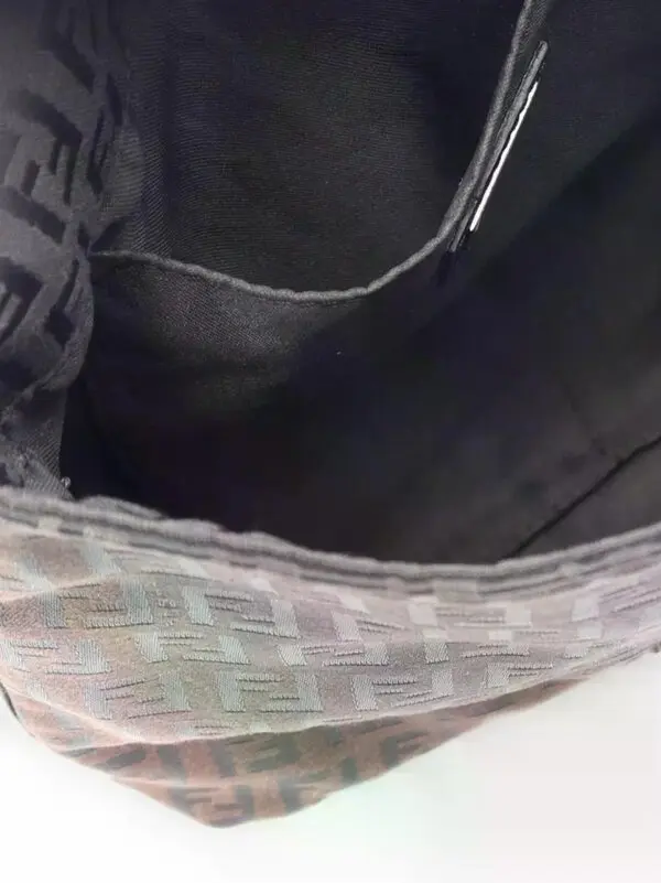 Fendi Zucchino Ff Monogram Shoulder Bag - Brown