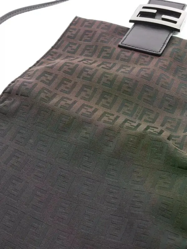 Fendi Zucchino Ff Monogram Shoulder Bag - Brown