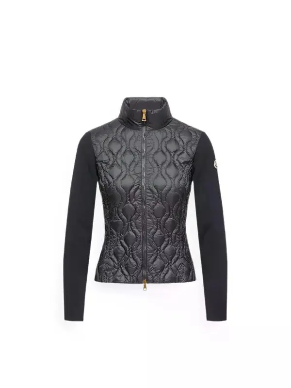 Moncler Quilted Zip-up Cardigan