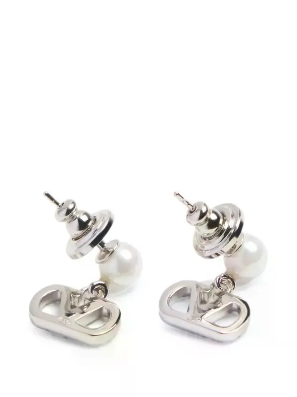 Valentino Garavani Vlogo Crystal-embellished Earrings