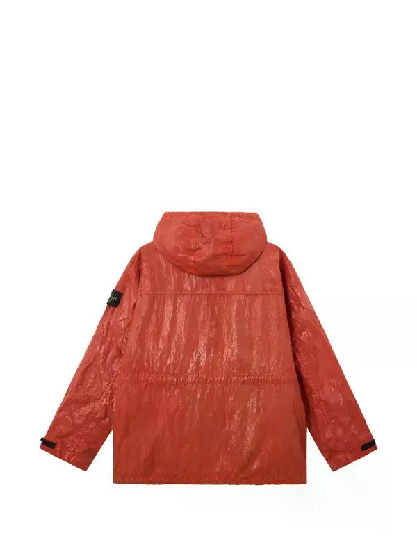 Stone Island Hooded Jacket With Compass Motif