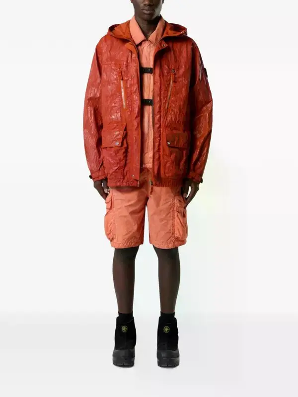 Stone Island Logo-patch Hooded Jacket
