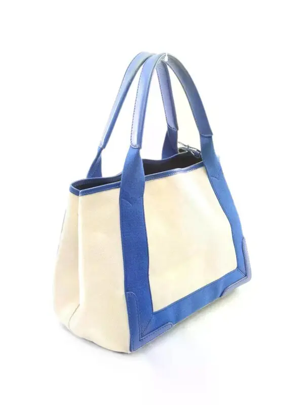 Balenciaga Cabas Leather-trim Tote Bag