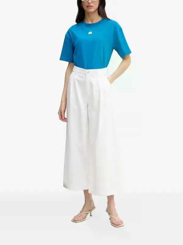 JOOP! Enrica Cropped Wide-leg Jeans