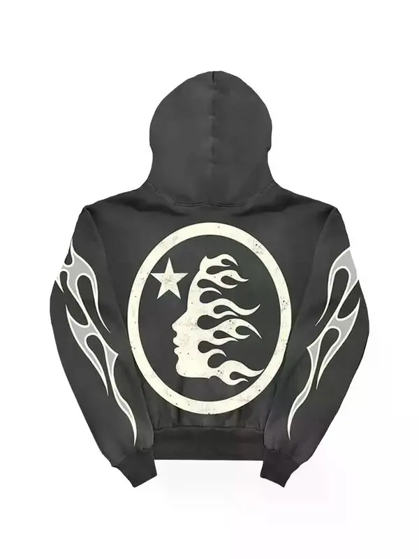 HELLSTAR Flame-print Hoodie
