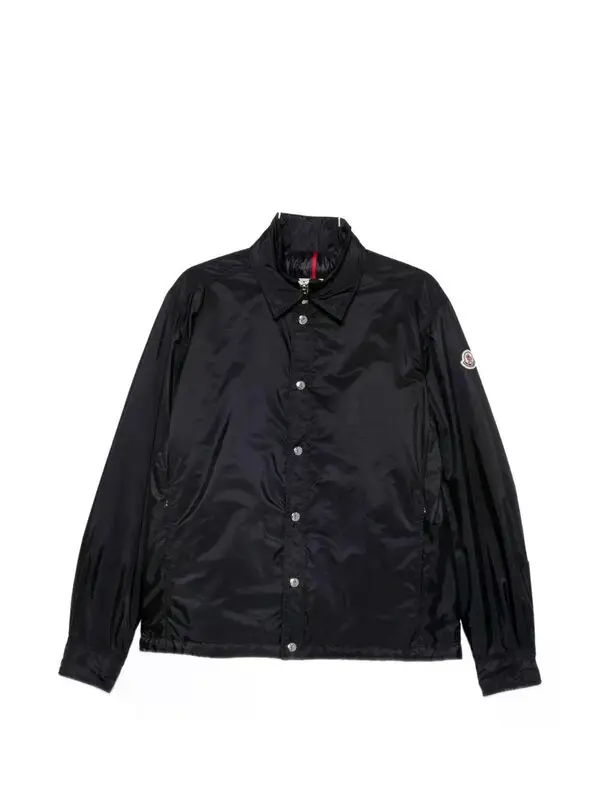 Moncler Meridelle Logo Patch Press-stud Jacket - Blue