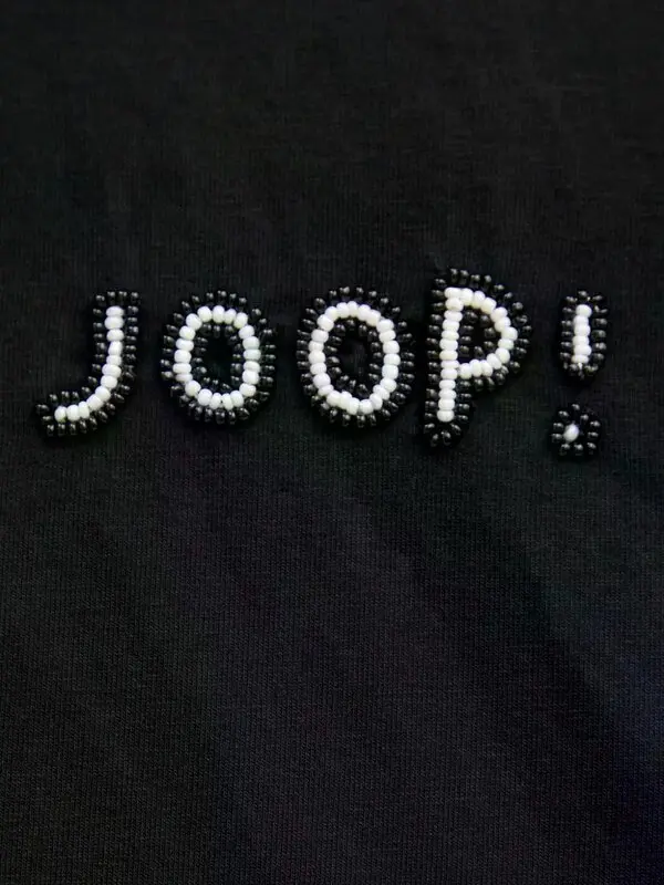JOOP! Bead-embellished Three-quarter Sleeve T-shirt