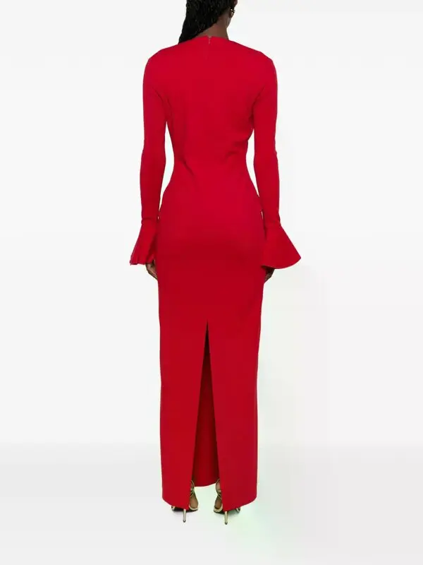 Solace London Hutton V-neck Maxi Dress