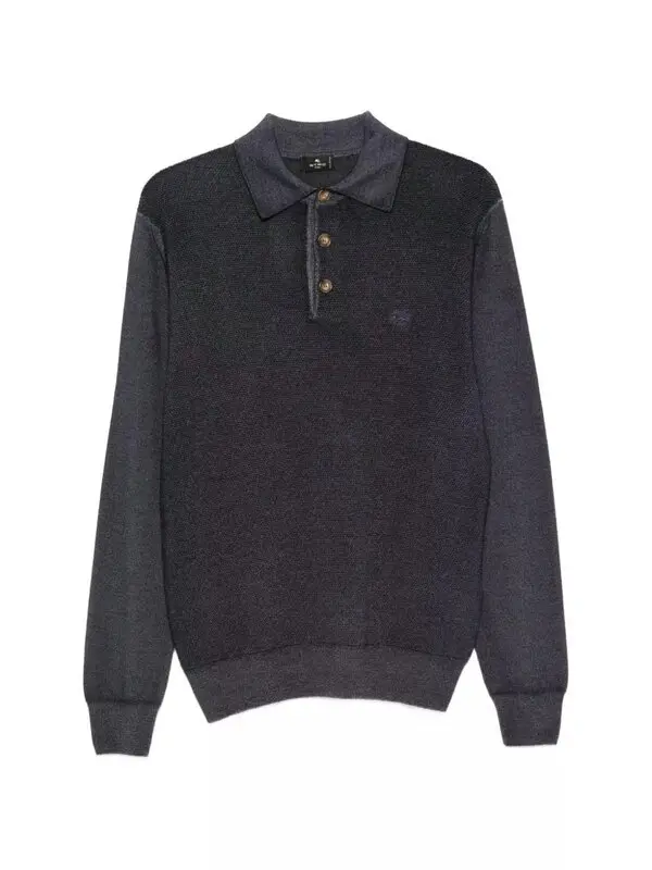Etro Long-sleeve Polo Shirt