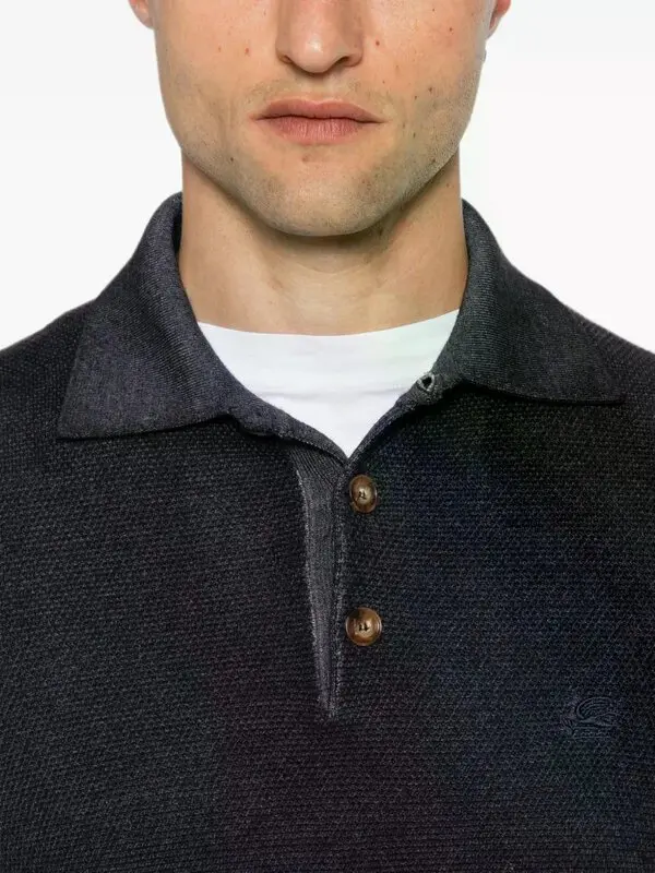 Etro Long-sleeve Polo Shirt