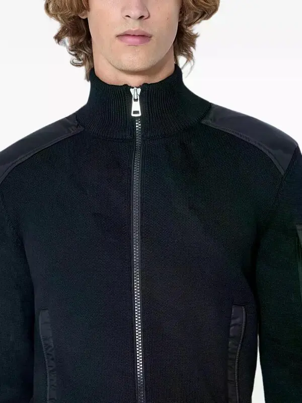 Moncler Zip-up High-neck Sweater