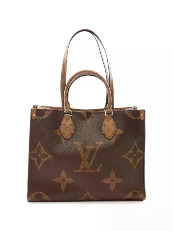 LOUIS VUITTON 2020 Mm On-the-go Two-way Handbag - Brown