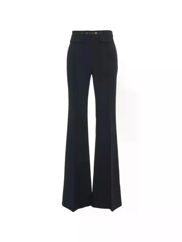 Elisabetta Franchi Flared Trousers - Black