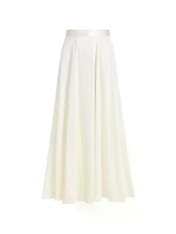 TEMPERLEY LONDON Amerie Satin Maxi Skirt - White
