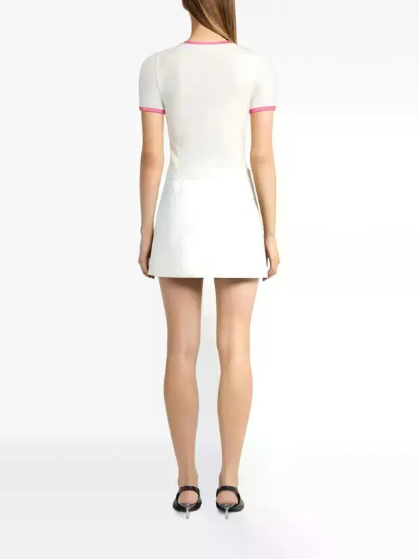 COURREGES Reedition Vinyl Mini Skirt