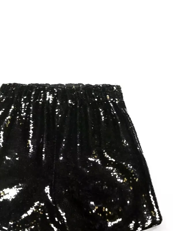 Simone Rocha Sequin-embellished Elasticated Shorts