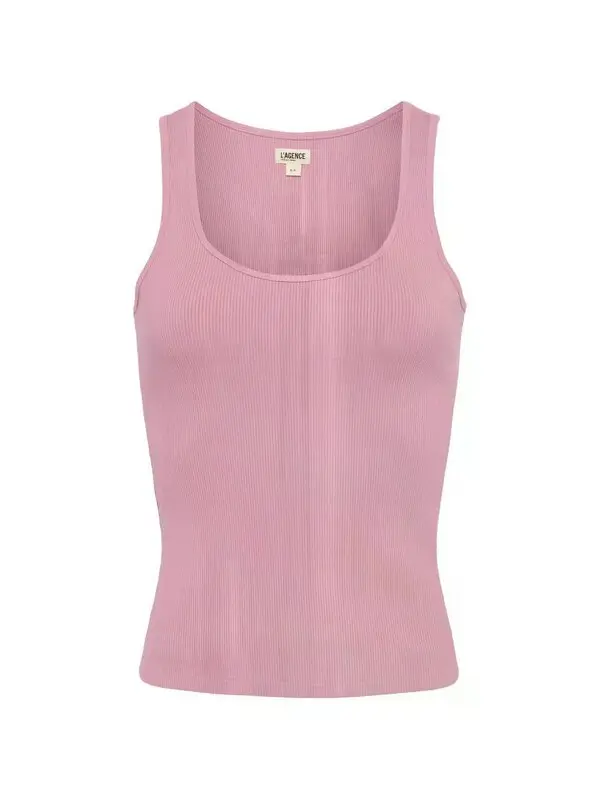 L'Agence Adira Ribbed Tank Top