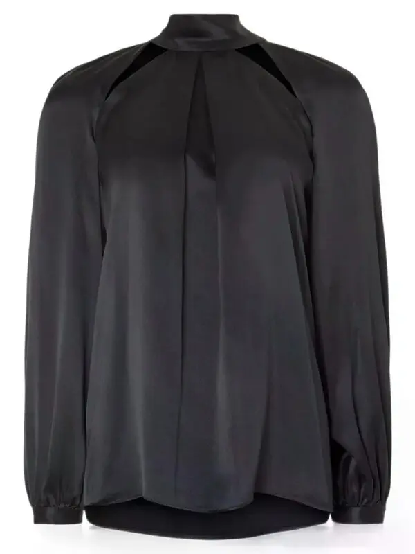 TEMPERLEY LONDON Amerie Cutout Silk Blouse