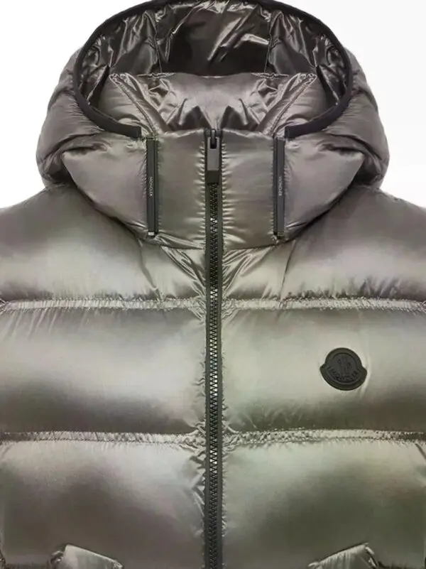 Moncler Fluidite Quilted Hooded Gilet - Silver
