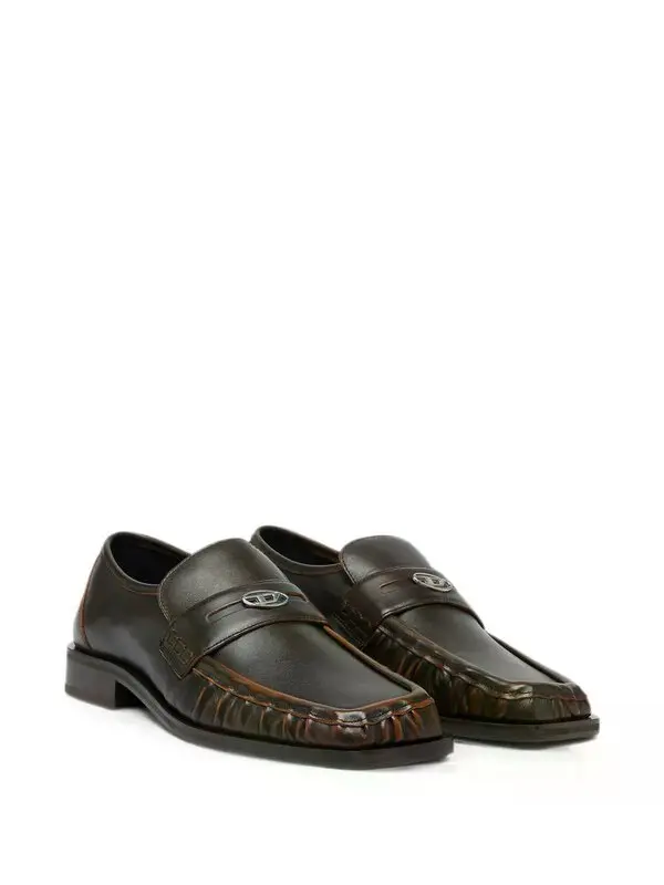 DIESEL® D-amber Penny Loafers In Leather