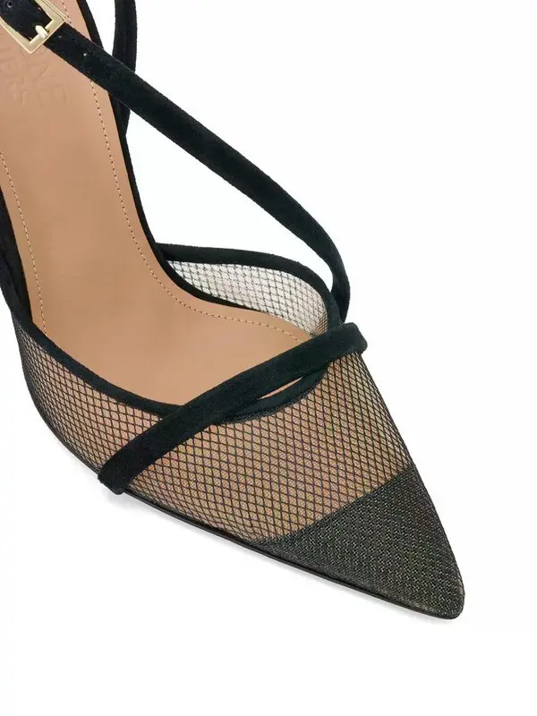 MALONE SOULIERS Valeria Mesh Slingback Pumps