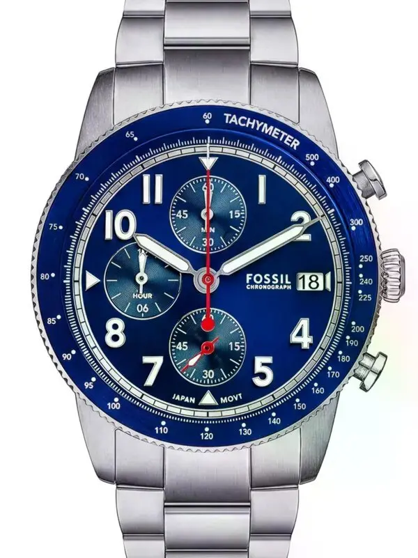 Fossil Sport Tourer Chronograph Stainless Steel Watch - Blue
