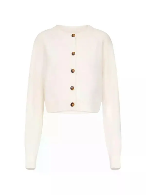 Loulou De Saison Heike Cashmere Cardigan - Neutrals