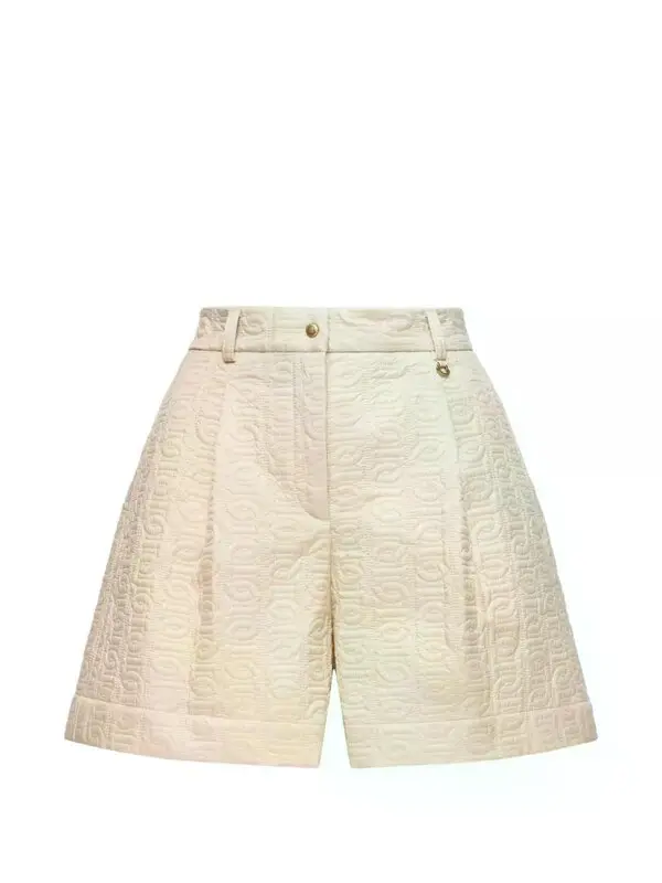 Moncler Logo-jacquard Pleated Shorts