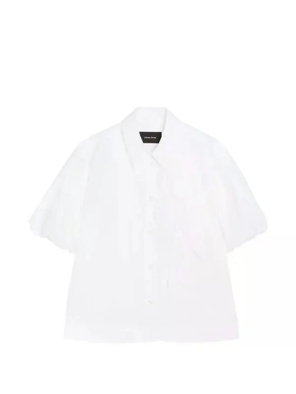 Simone Rocha Rosette-detail Puff-sleeve Shirt