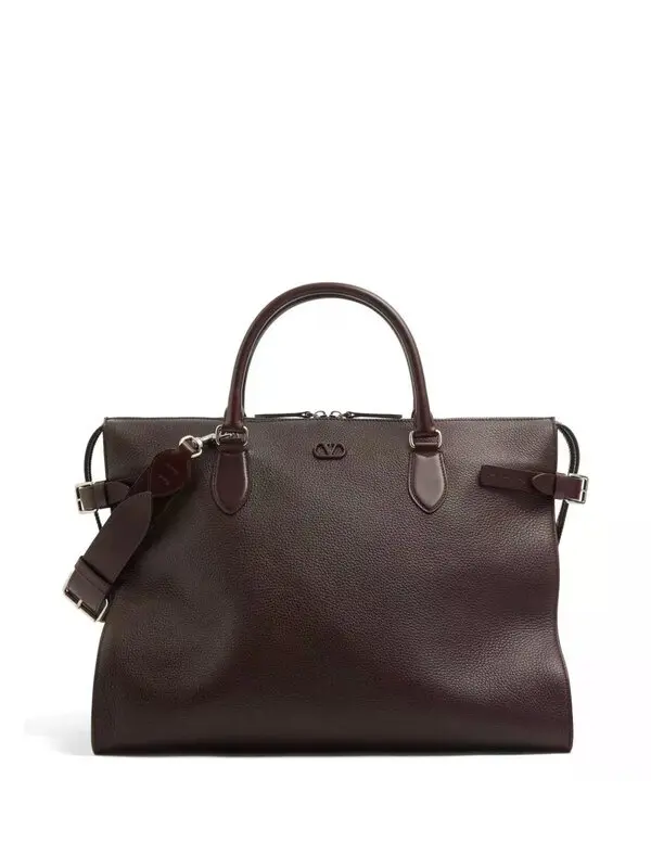 Valentino Garavani Antibes Duffle Bag In Grained Leather