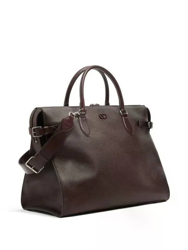 Valentino Garavani Antibes Duffle Bag In Grained Leather