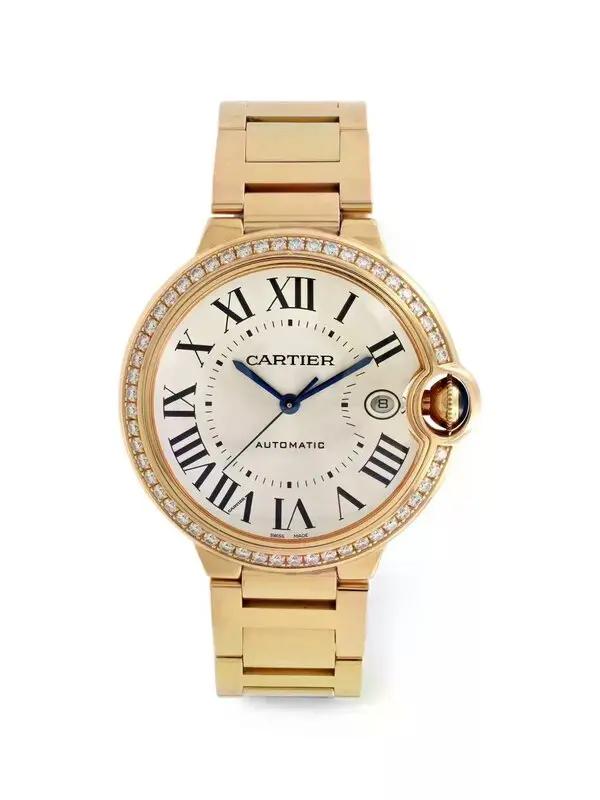 Cartier Ballon Bleu Diamond Automatic Watch - Silver