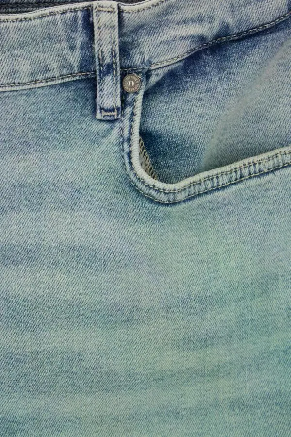7 For All Mankind Faded-effect Straight-leg Jeans