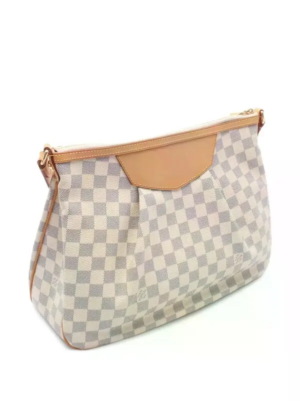 LOUIS VUITTON 2011 Mm Siracusa Damier Azur Crossbody Bag - White