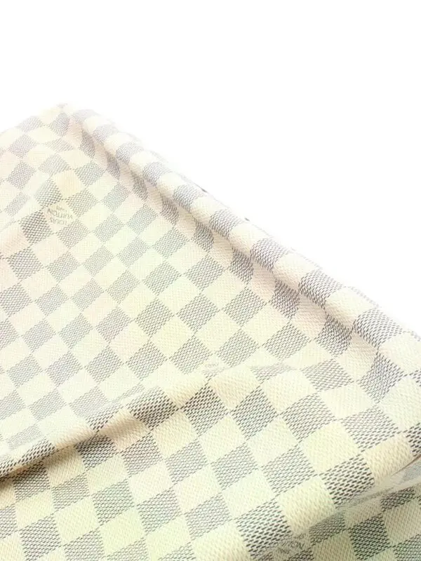 LOUIS VUITTON 2011 Mm Siracusa Damier Azur Crossbody Bag - White