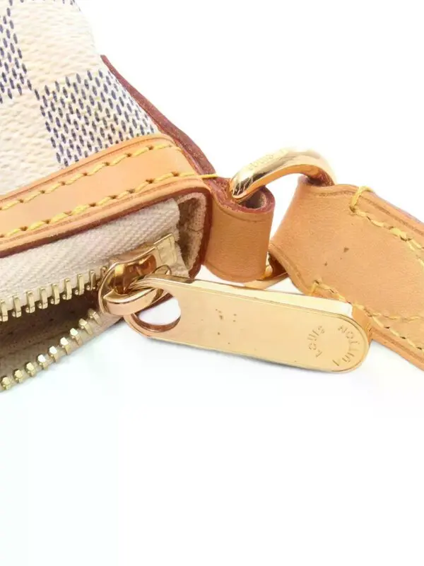 LOUIS VUITTON 2011 Mm Siracusa Damier Azur Crossbody Bag - White