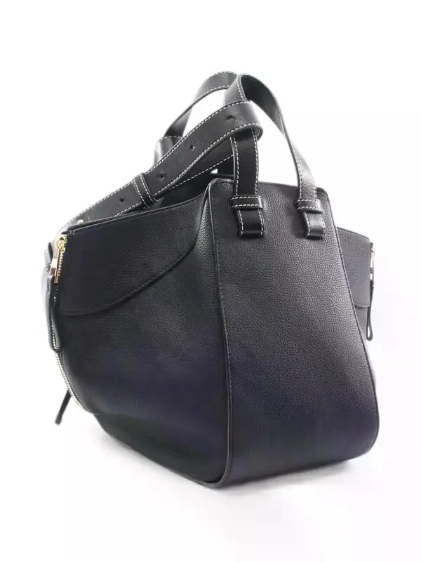 Loewe Small Hammock Leather Handbag - Blue
