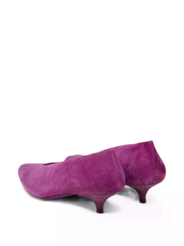 Marsèll Suede Pointed-toe Kitten Heel Pumps